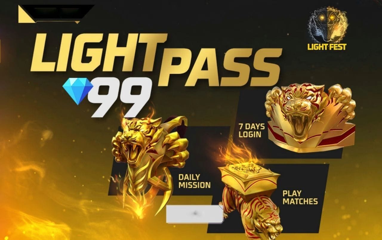 Light Pass event in Free Fire Max : Price, Exclusive Rewards & Gloo ...