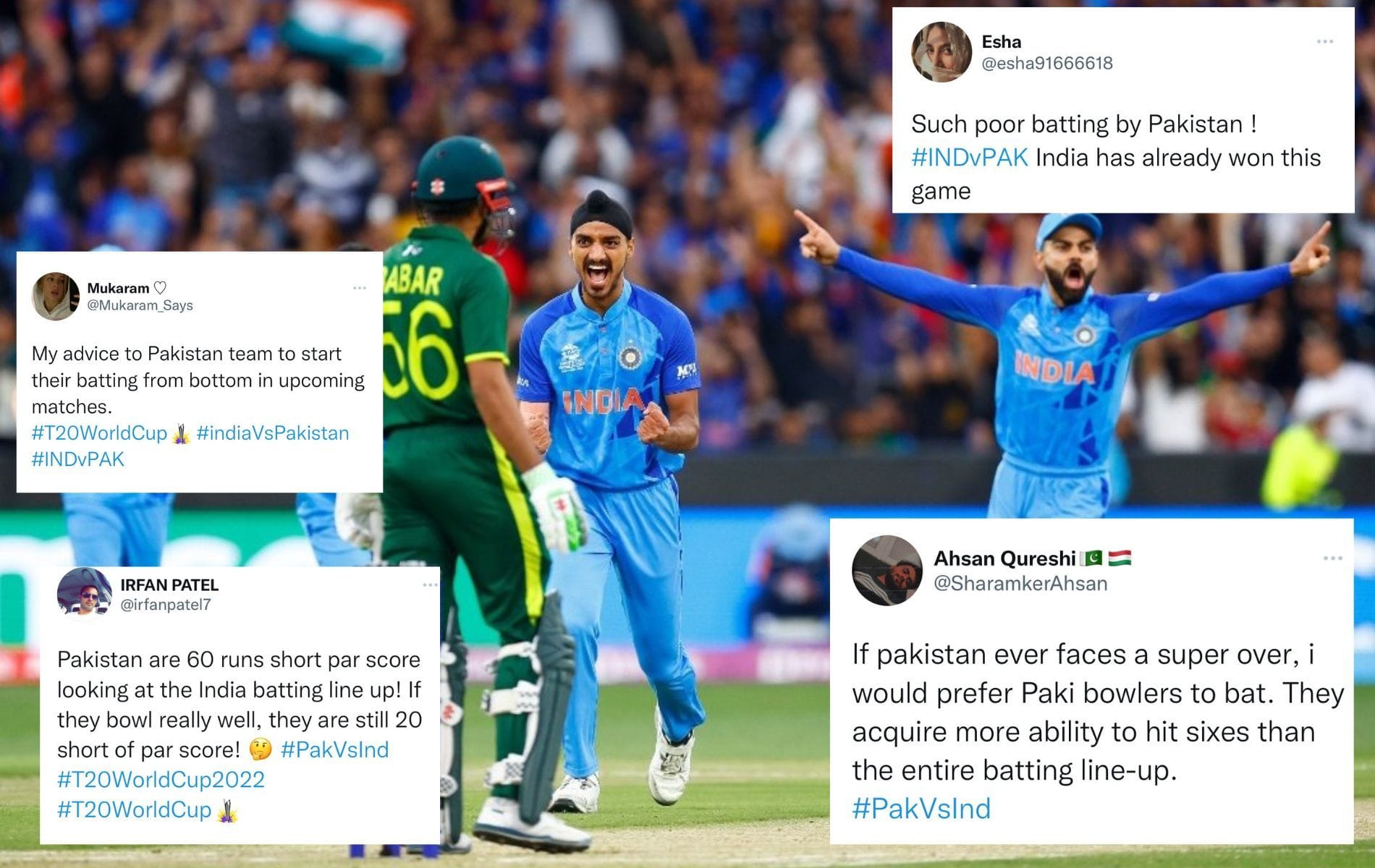 IND vs PAK 2022: "Yahan bowlers hi batting aur bowling dono krte hai" - Fans hilariously troll ...