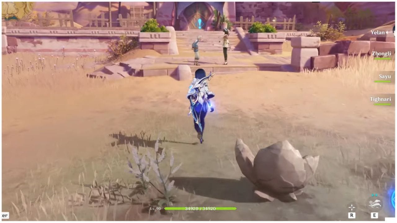 A Gifted Rose Genshin Impact quest guide: Sumeru desert NPC location ...