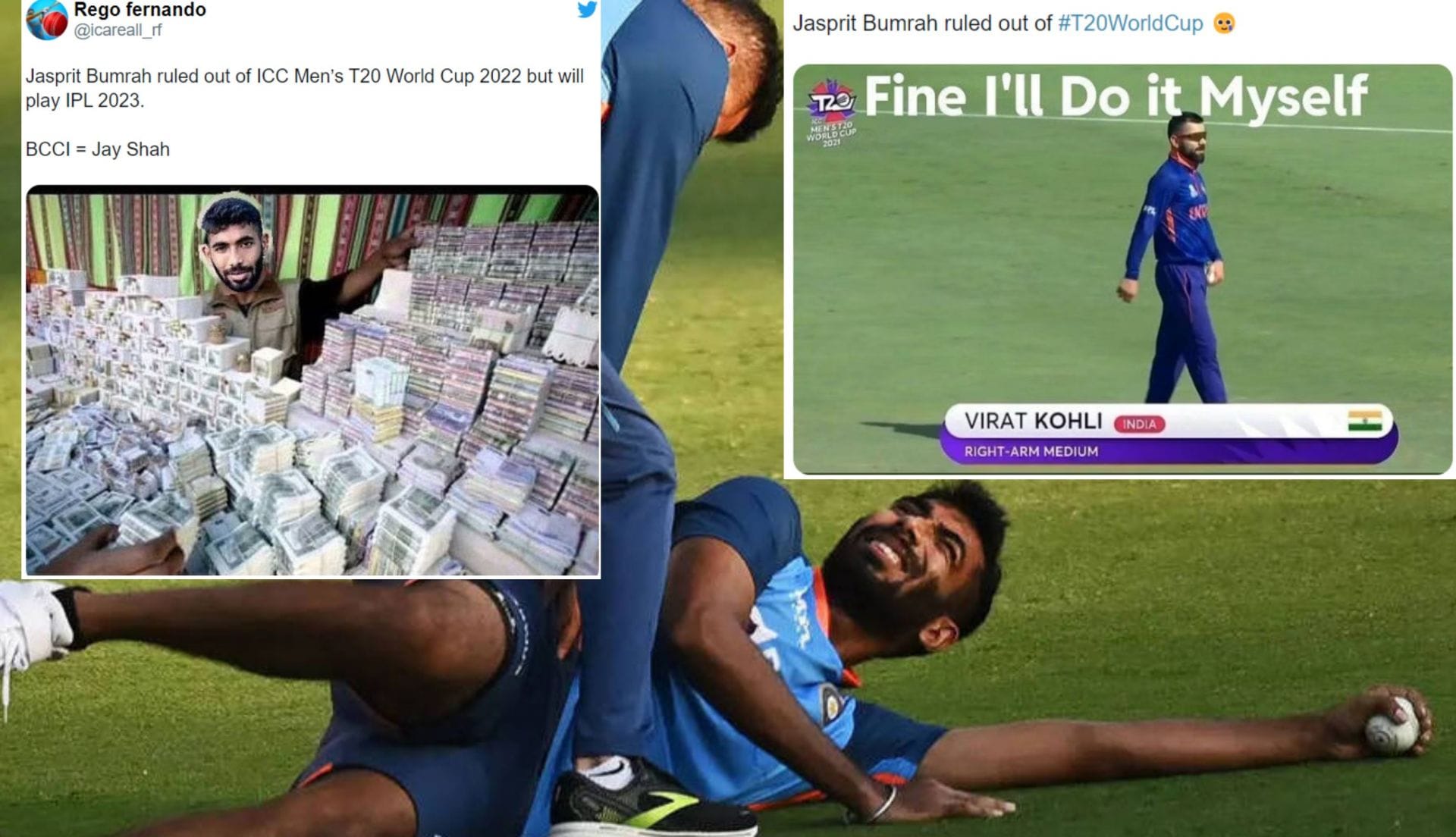 Top 10 funny memes after Jasprit Bumrah officially ruled out of the ...