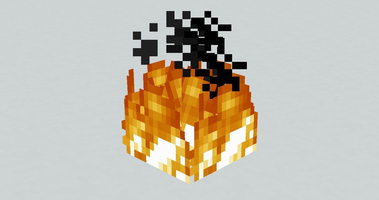 Fire in Minecraft
