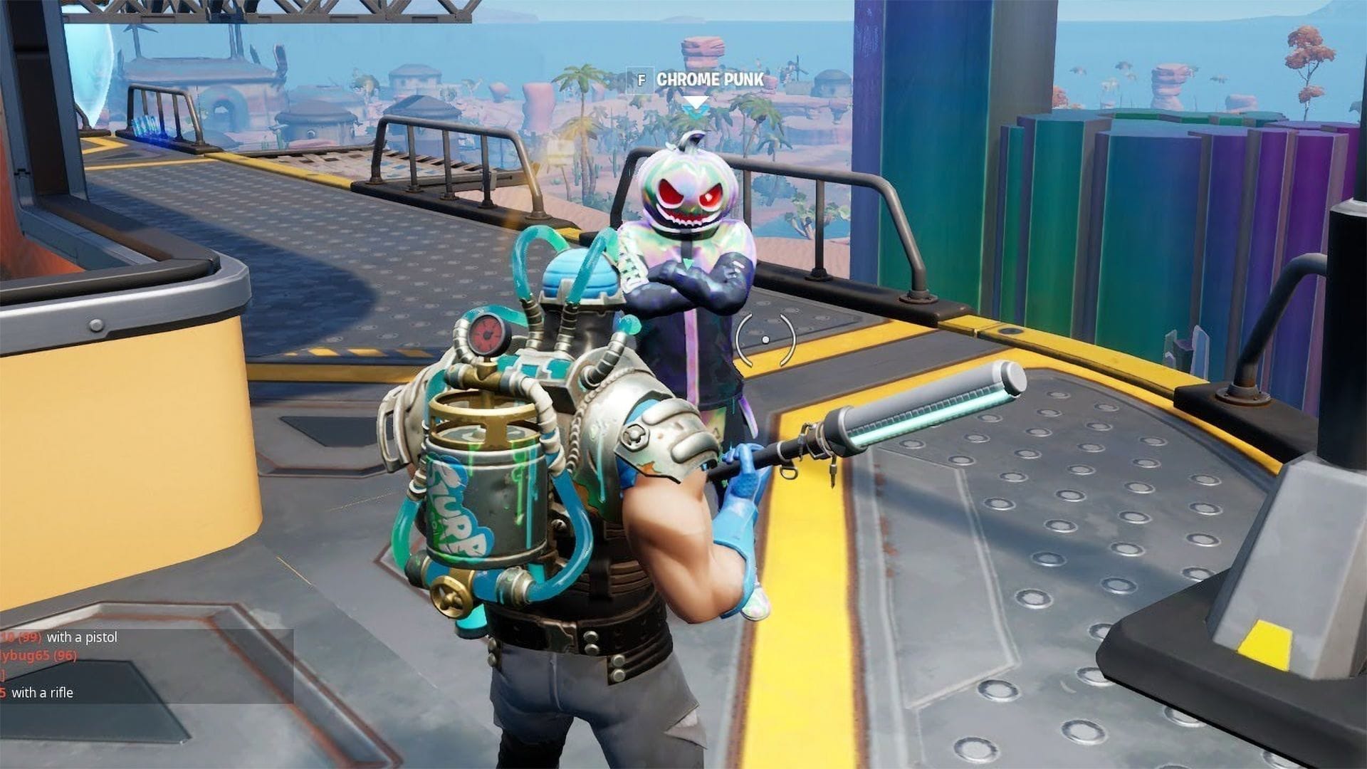 Fortnite Character 24 (Chrome Punk) location in Chapter 3 Season 4