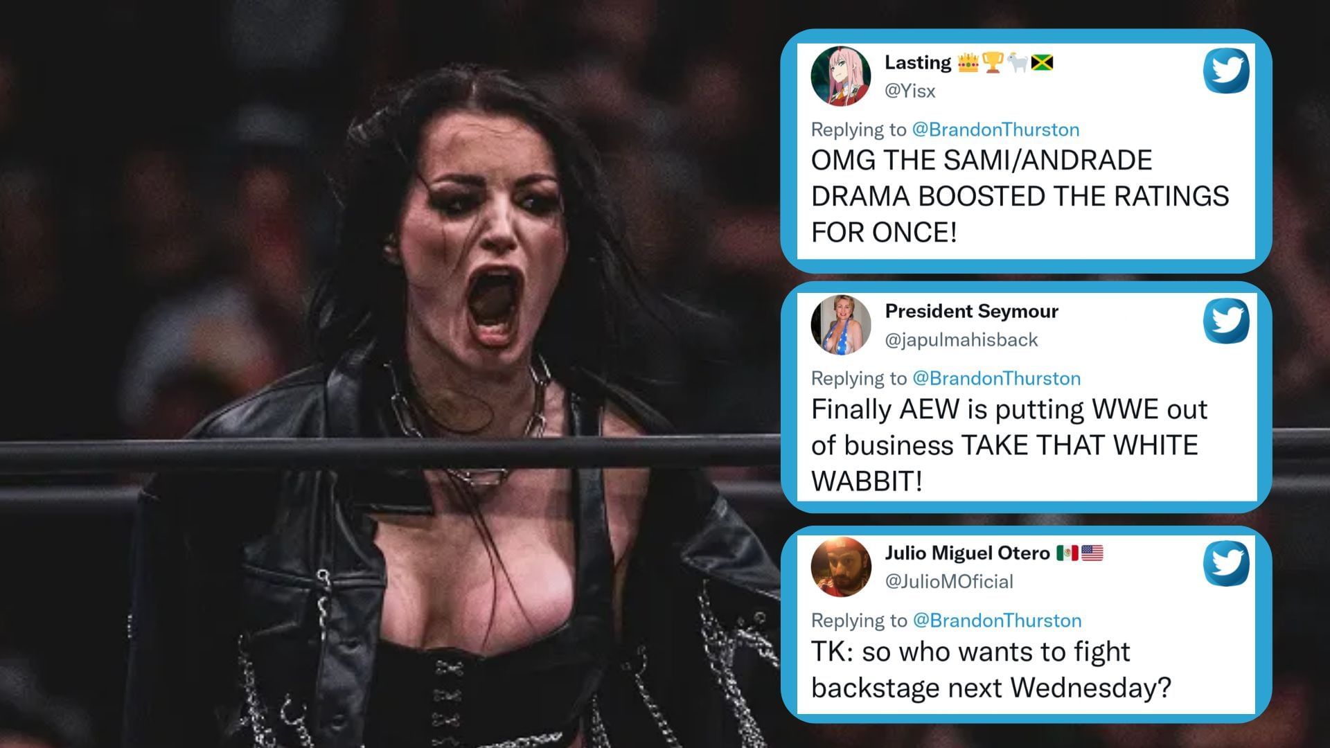 Twitterverse reacts as AEW Dynamite ratings jump back above 1 million ... Twitterverse reacts as AEW Dynamite ratings jump back above 1 million ...