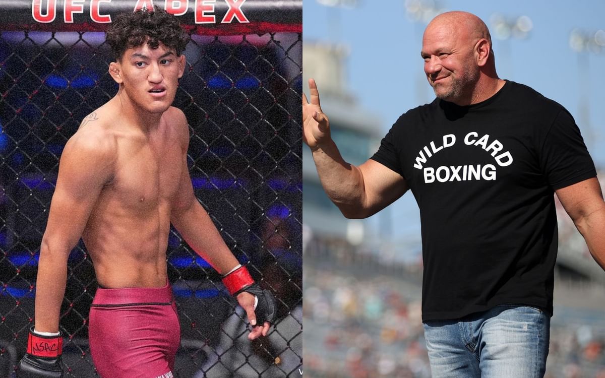 Who was the youngest UFC fighter before Dana White signed Raul Rosas Jr.?