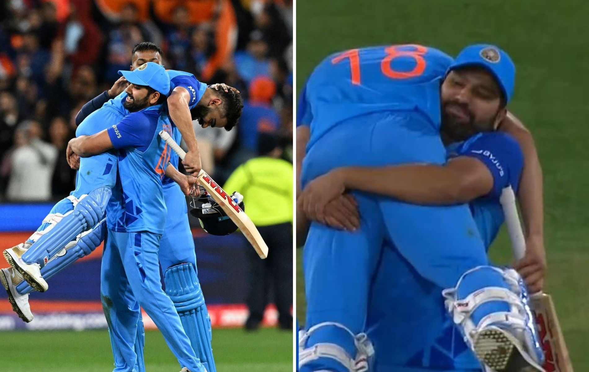 IND vs PAK 2022: [Watch] Overjoyed Rohit Sharma lifts Virat Kohli as India secure thrilling last ...