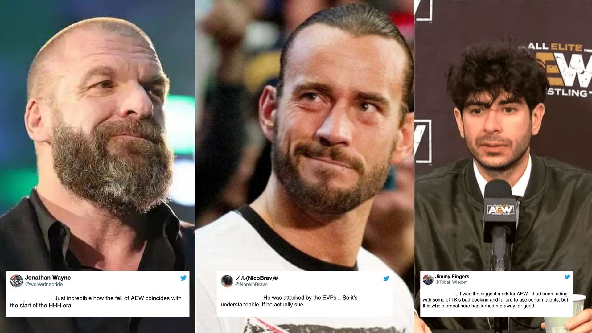 Incredible How The Fall Of Aew Coincides With The Start Of The Hhh Era