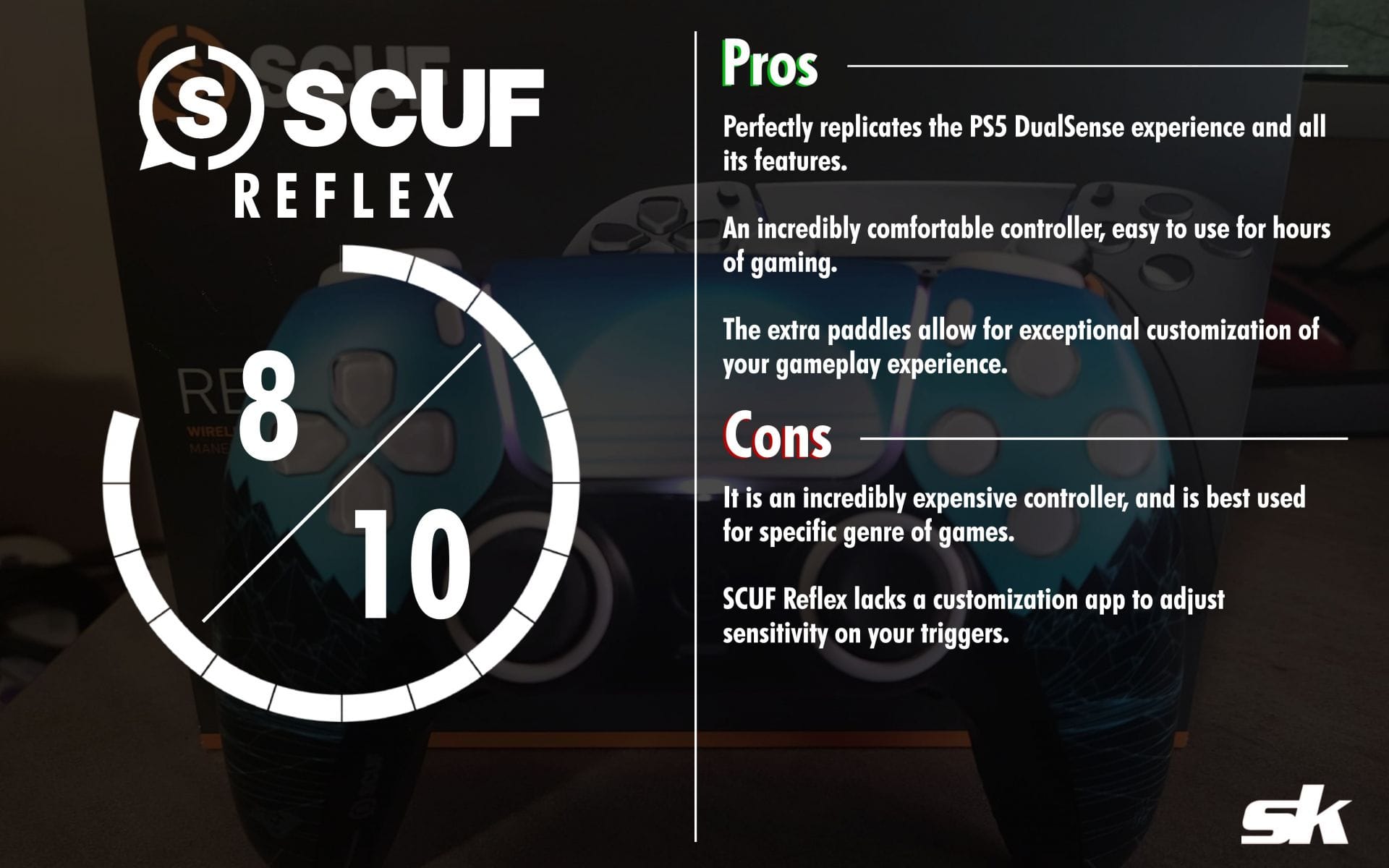 SCUF Reflex IceManIsaac Edition review - A gorgeous controller with all ...