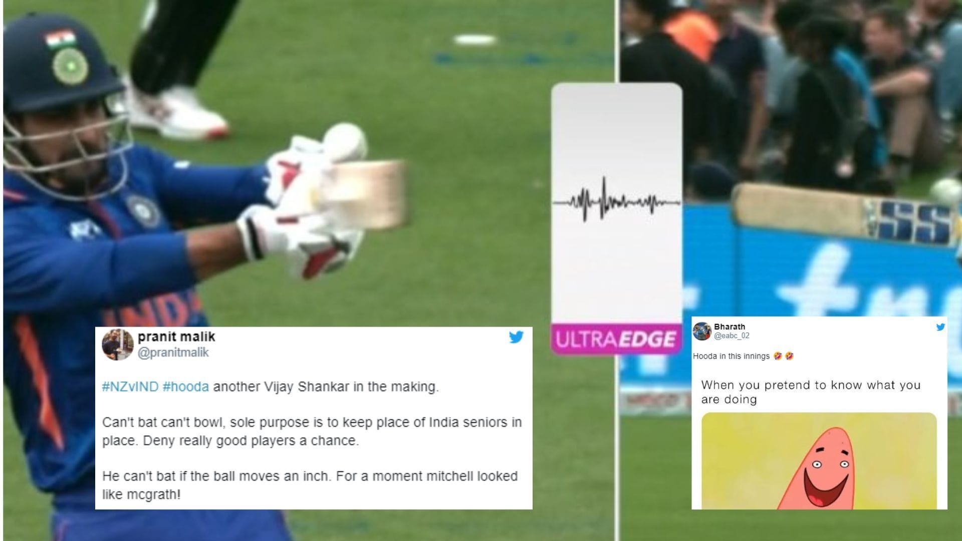 "Another Vijay Shankar in the making" - Fans troll Deepak Hooda for ...