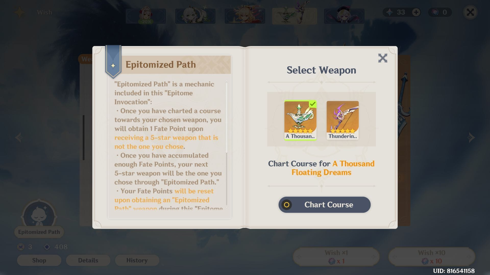 Genshin Impact Weapon banner pity and Epitomized path guide: 5-star ...