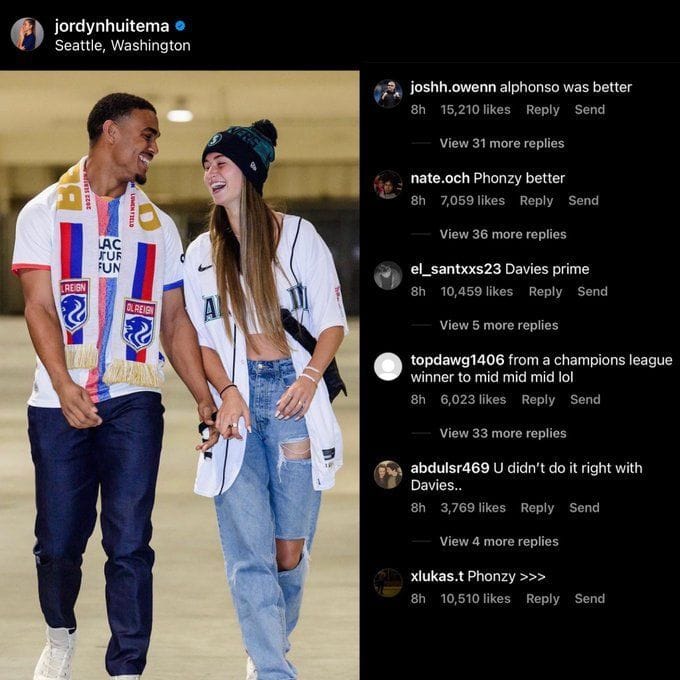 Who is Julio Rodriguez dating? Meet pro soccer player Jordyn Huitema