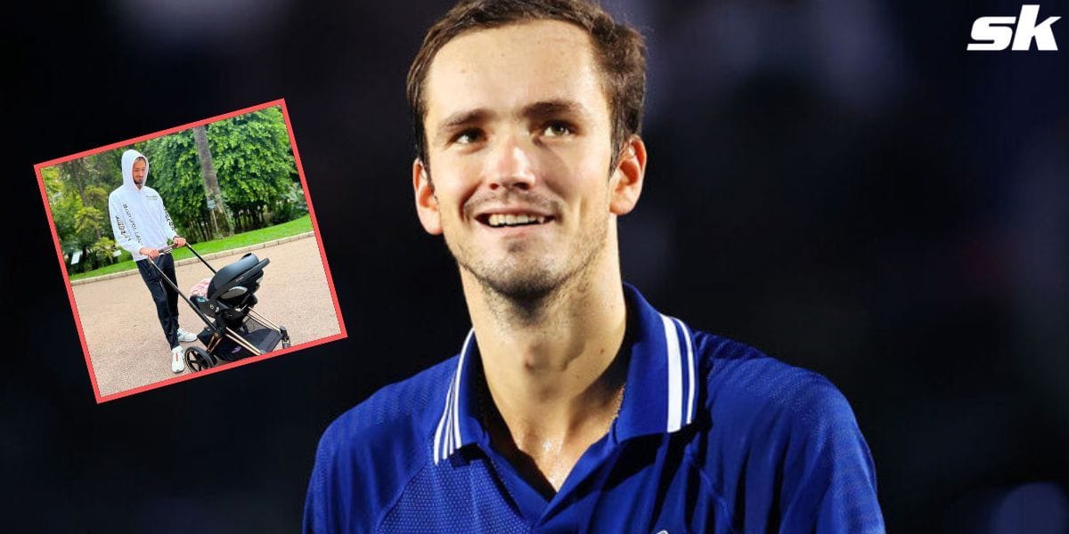 Daniil Medvedev reunites with newborn daughter after early exit from ...