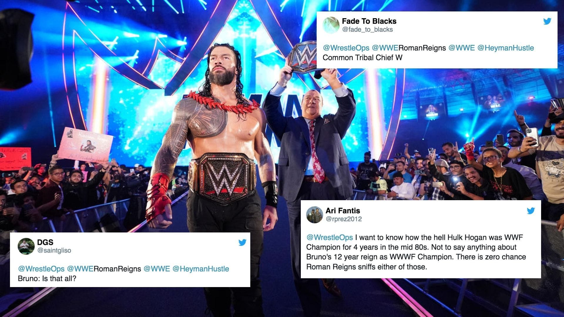 WWE fans react to Roman Reigns passing another historical milestone ...