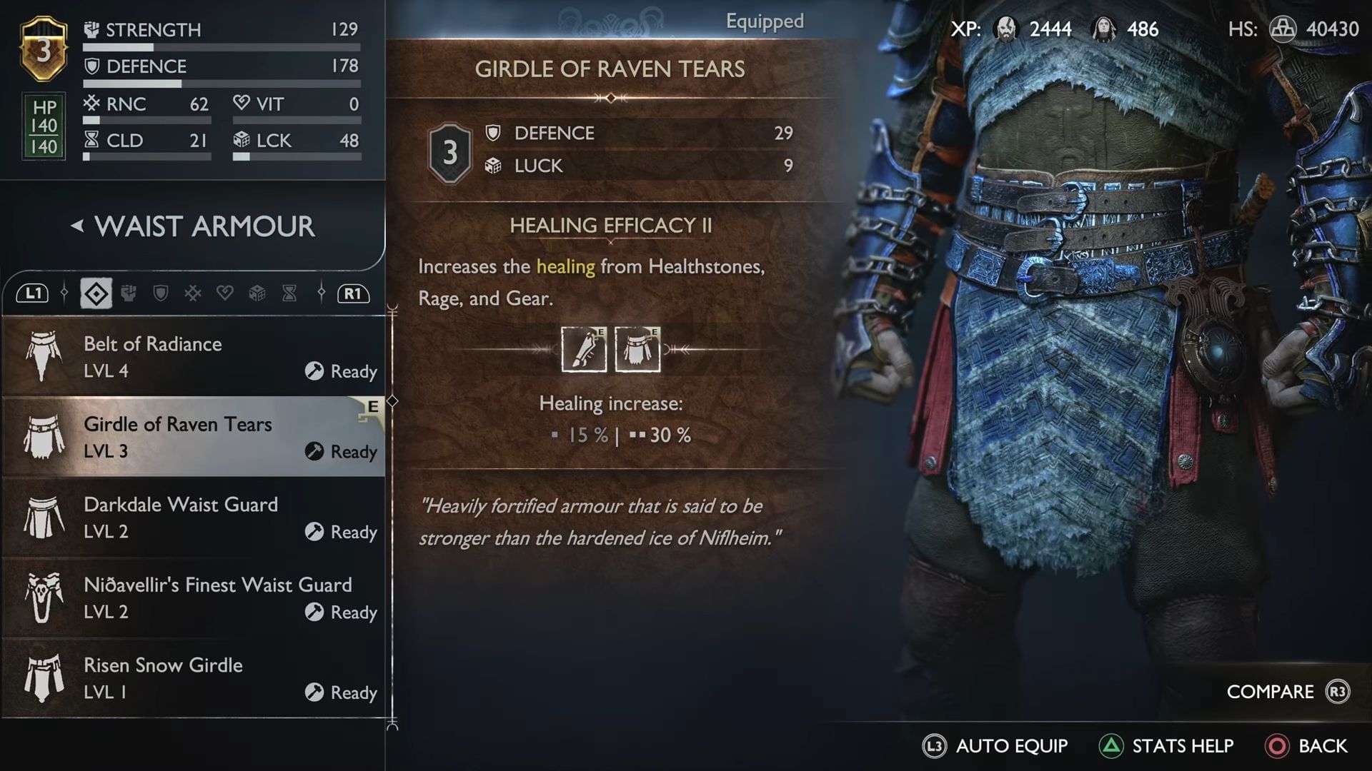 God of War Ragnarok: How to get Kratos' Raven Tears armor set