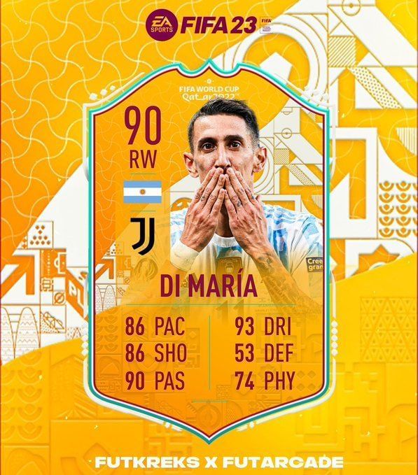 FIFA 23 leaks hint at Angel Di Maria FIFA 23 FUT World Cup Stories card ...