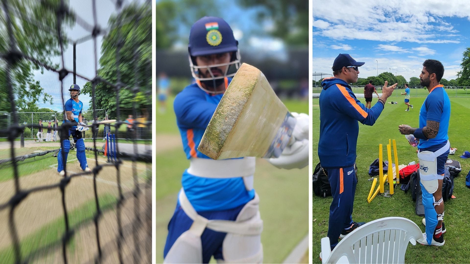 [In Pictures] Team India train hard in Christchurch to save ODI series ...