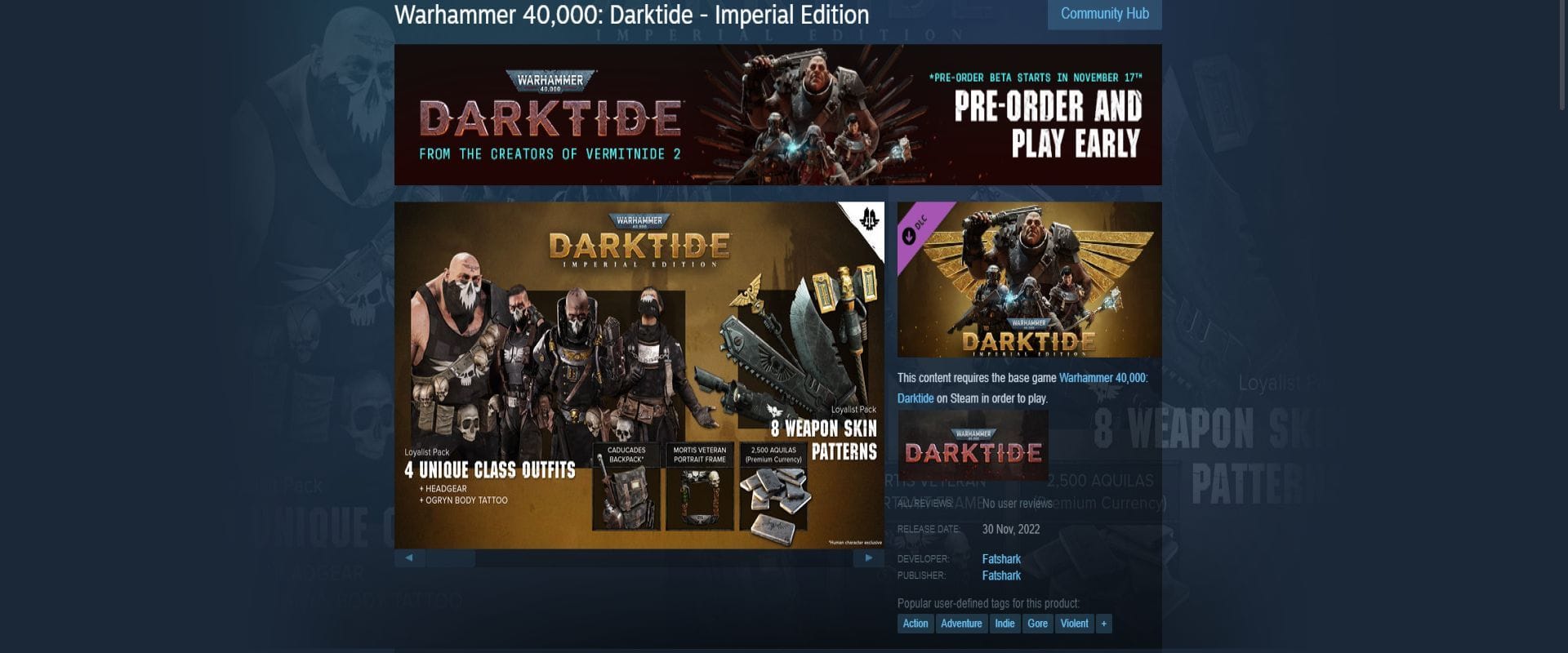Warhammer 40,000: Darktide release date, platforms, system requirements, and more explained