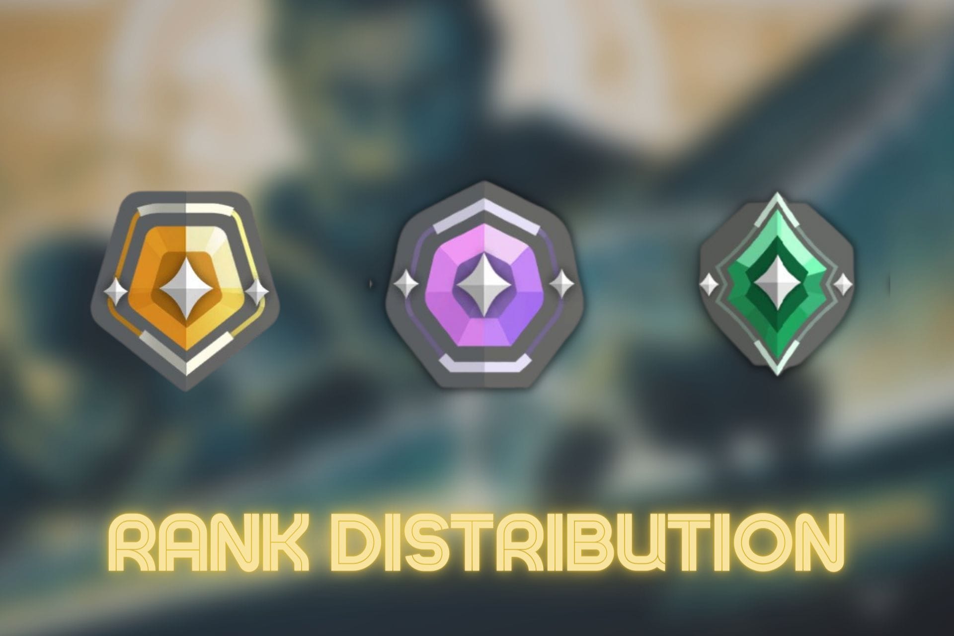 What is Valorant's rank distribution as of Patch 5.09?