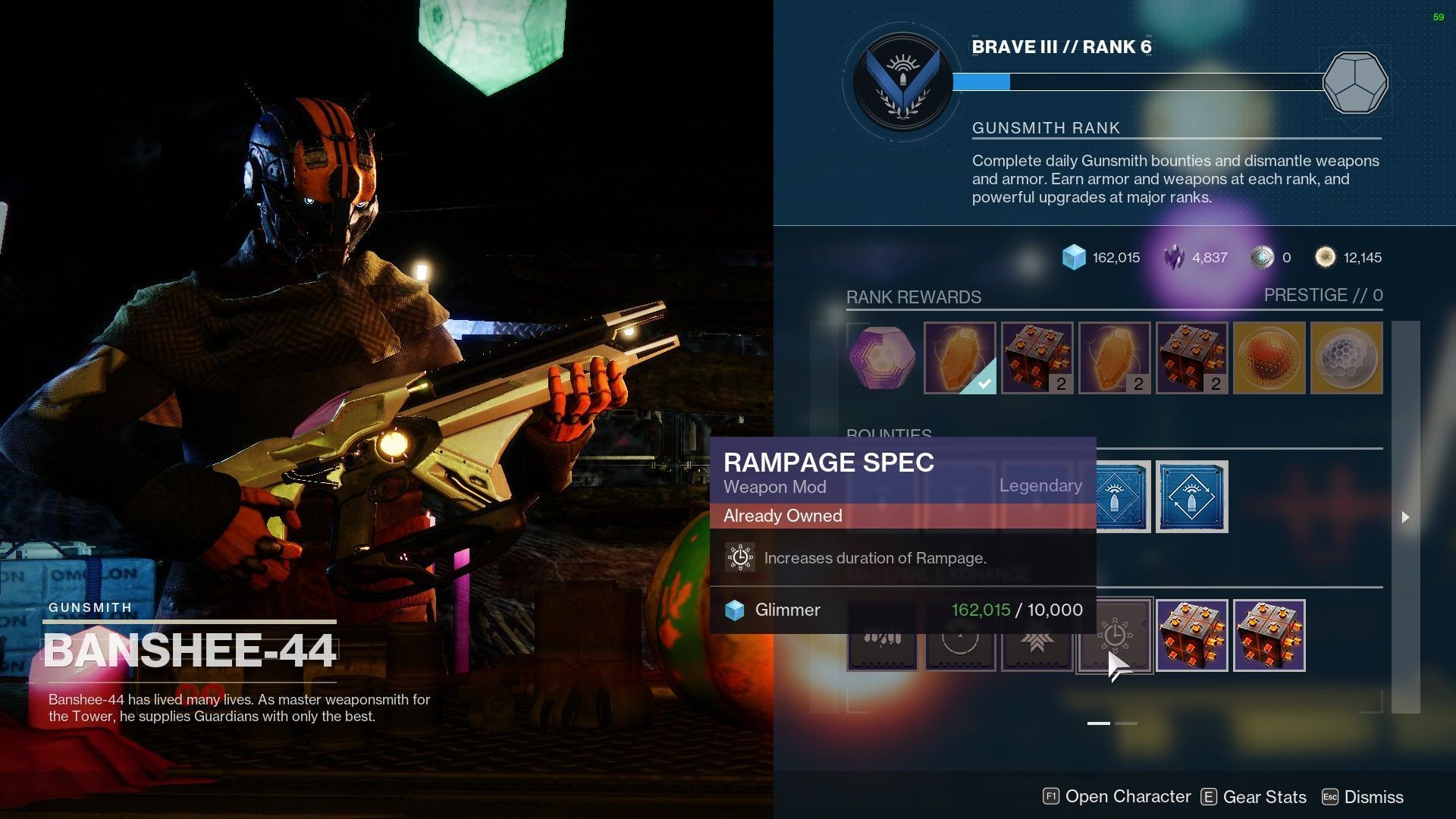Banshee is selling god roll PvE weapons for a limited time in Destiny 2 ...