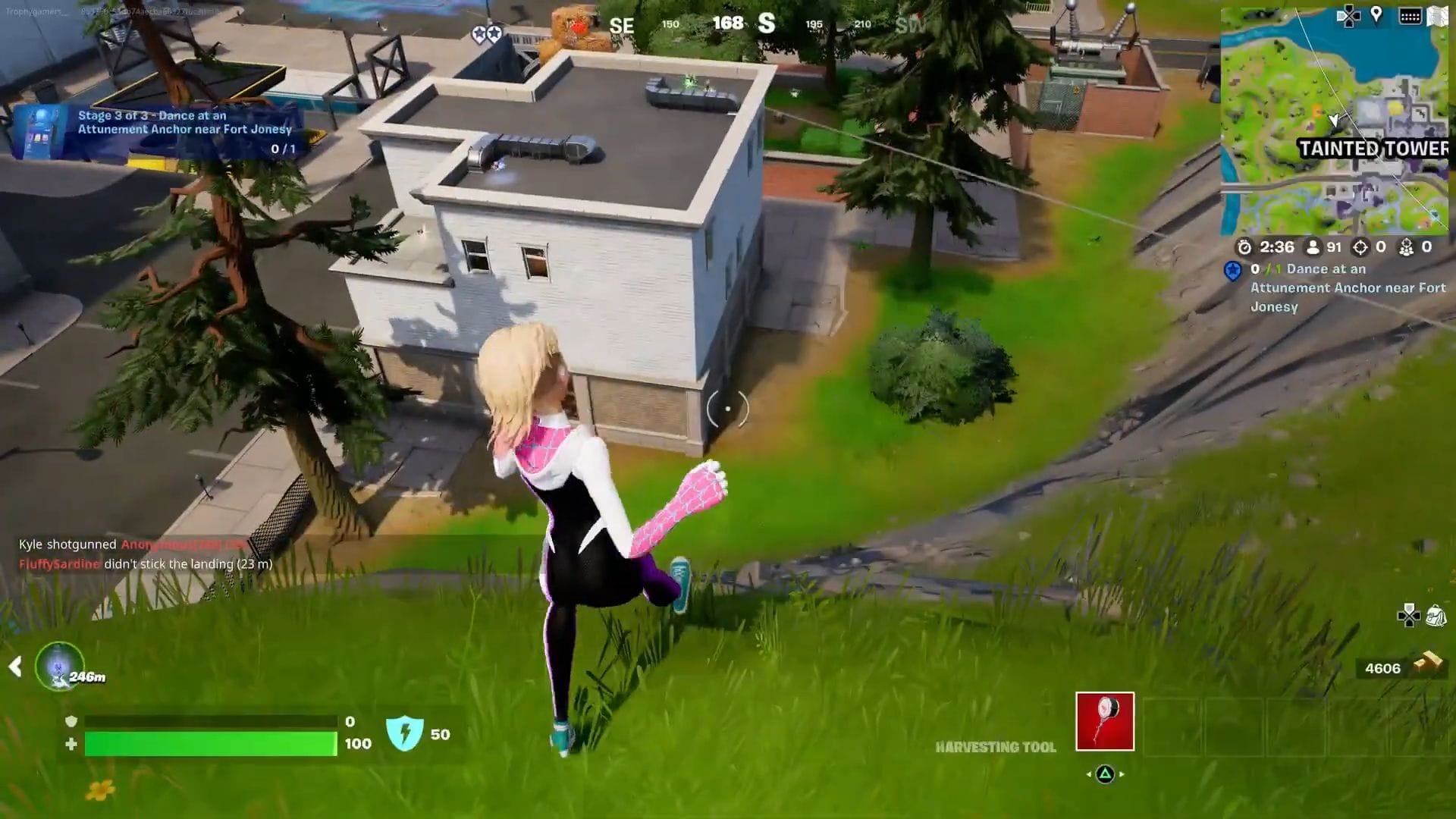 Fortnite: Where to dance at an Attunement Anchor near Tainted Towers ...