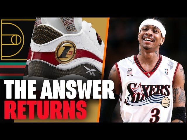 Why is Allen Iverson's first signature shoe Answer IV called the 'most ...