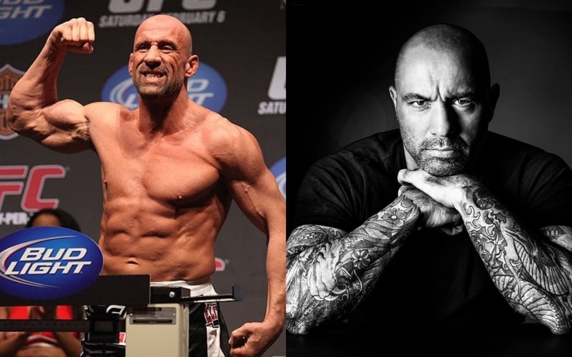 Watch: When Mark Coleman shoved Joe Rogan into a wall