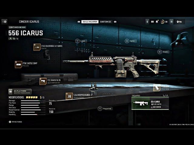 Best loadout for 556 Icarus in Modern Warfare 2