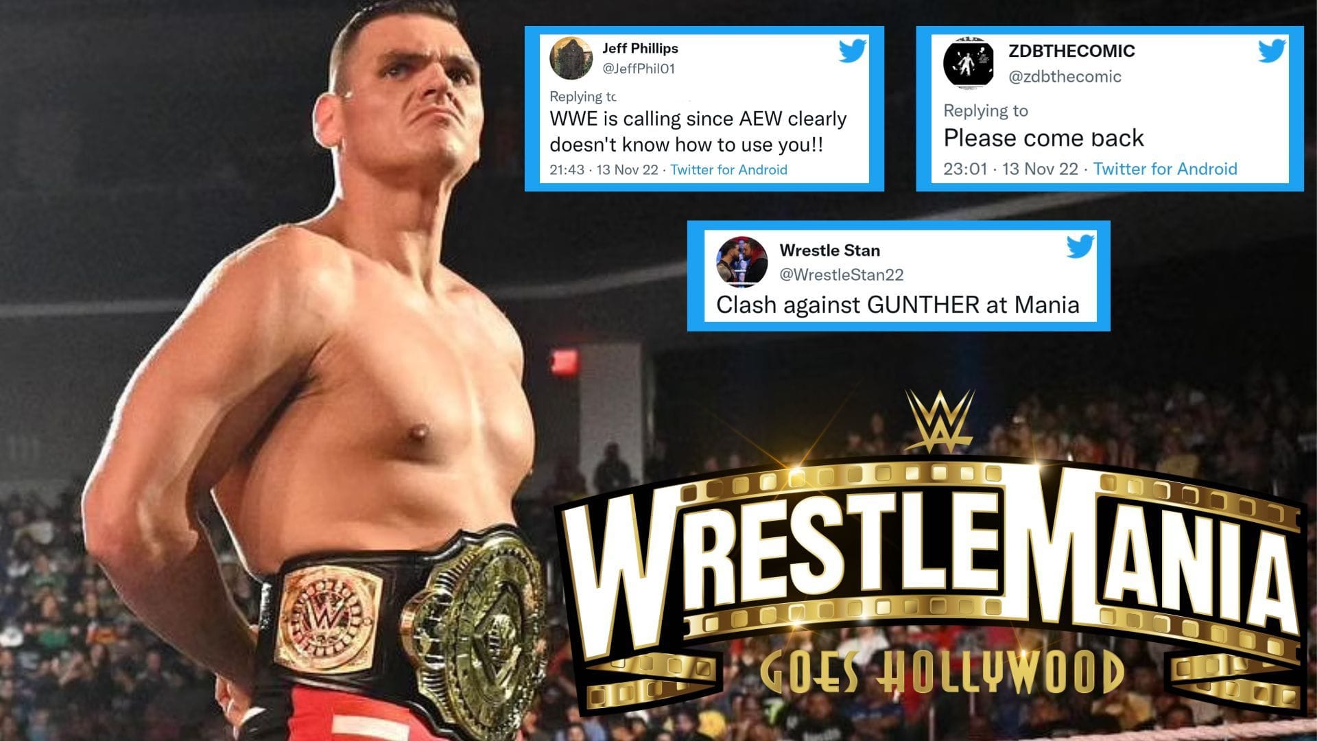 "Clash against GUNTHER at Mania" - Twitter explodes with wild ...
