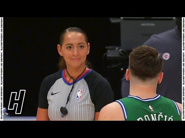 When Luka Doncic got flirty with referee Ashley Moyer-Gleich on court ...