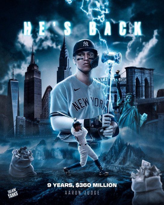 Where does Aaron Judge's new contract rank among the biggest in MLB ...