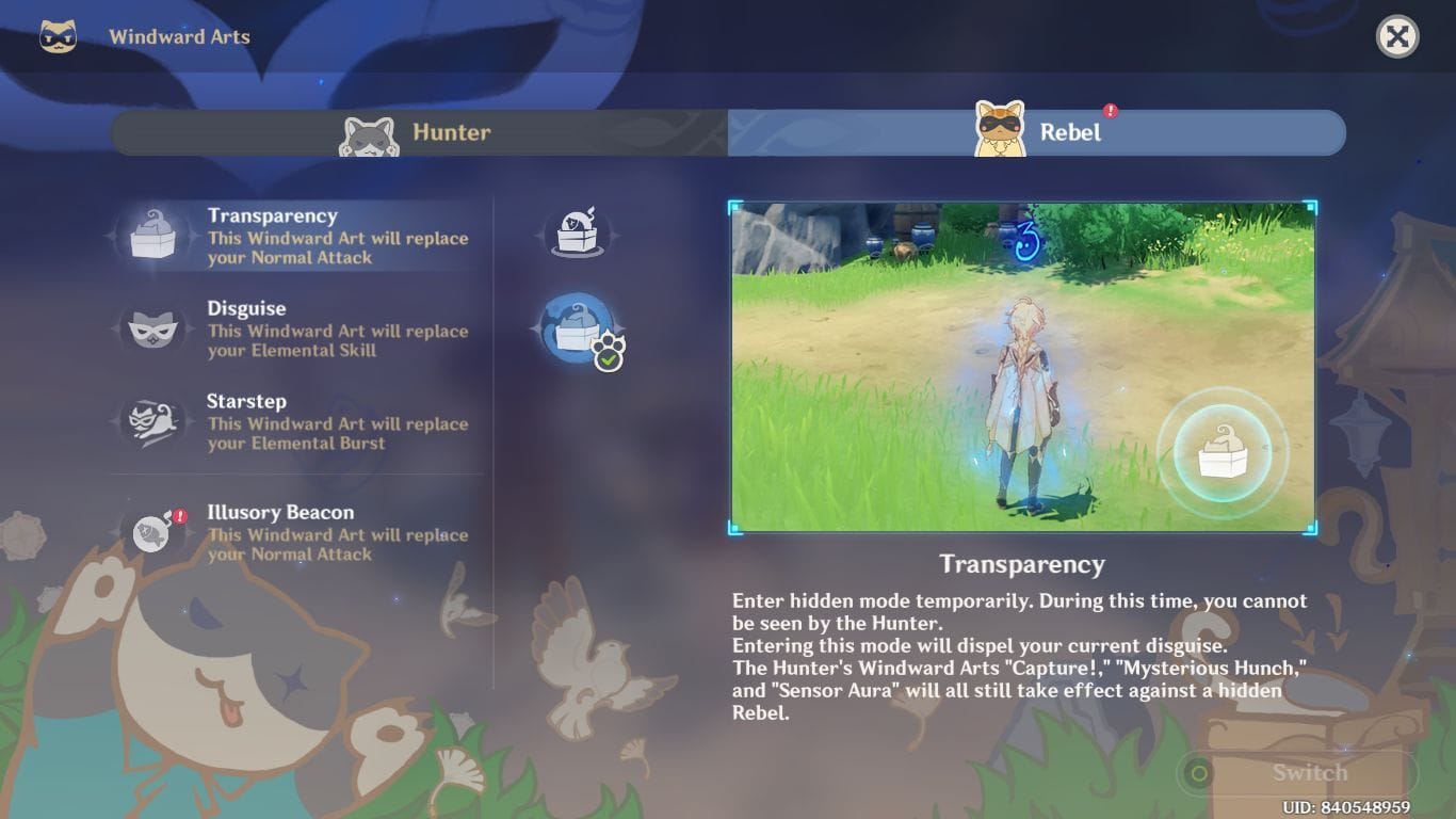 Genshin Impact Windtrace map selection guide: How to choose a specific ...