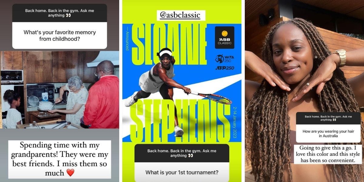 Sloane Stephens shares her favourite memory from childhood, reveals ...