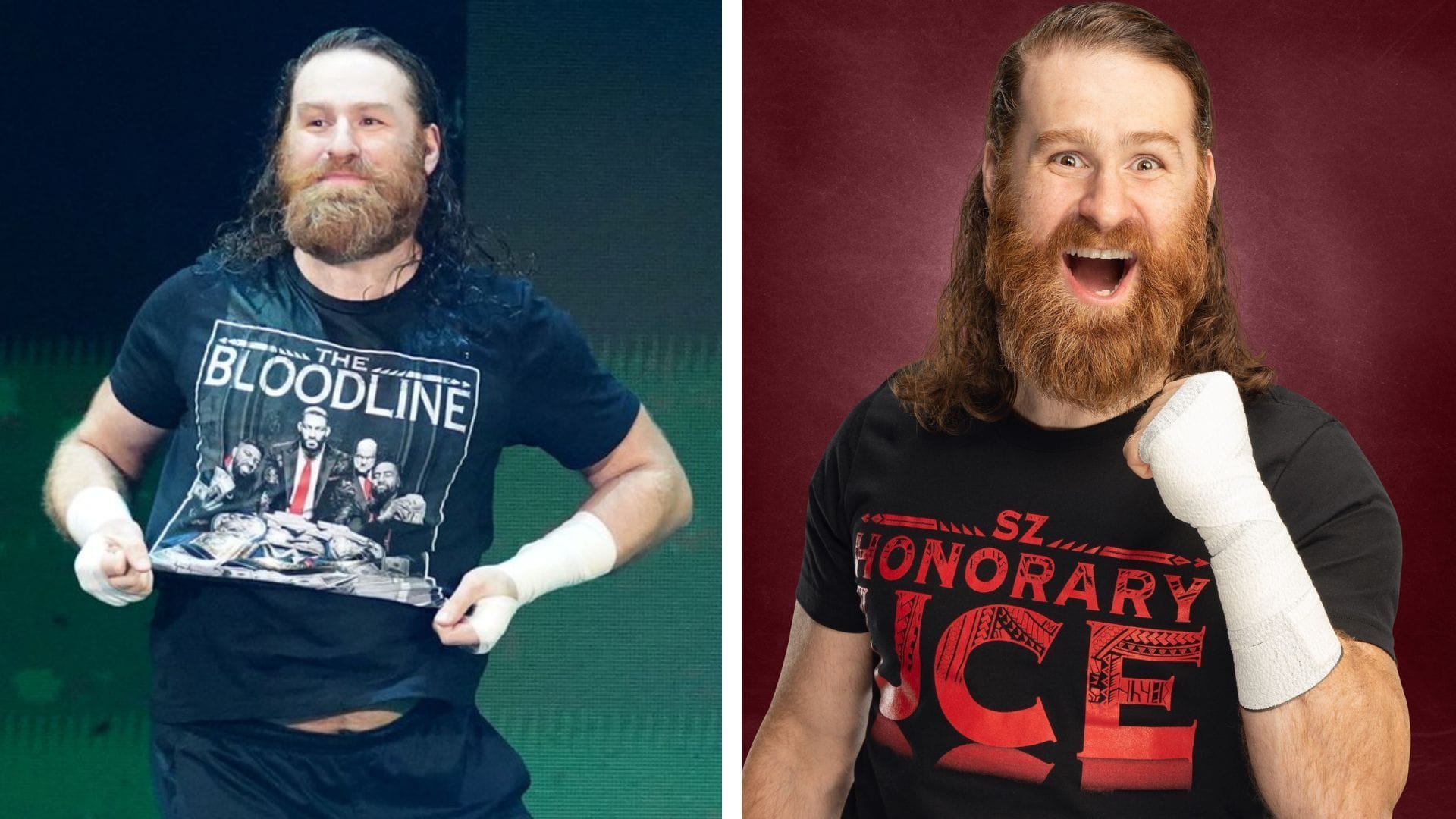 "I am feeling Ucey baby!" - Sami Zayn hypes up members of The Bloodline ...