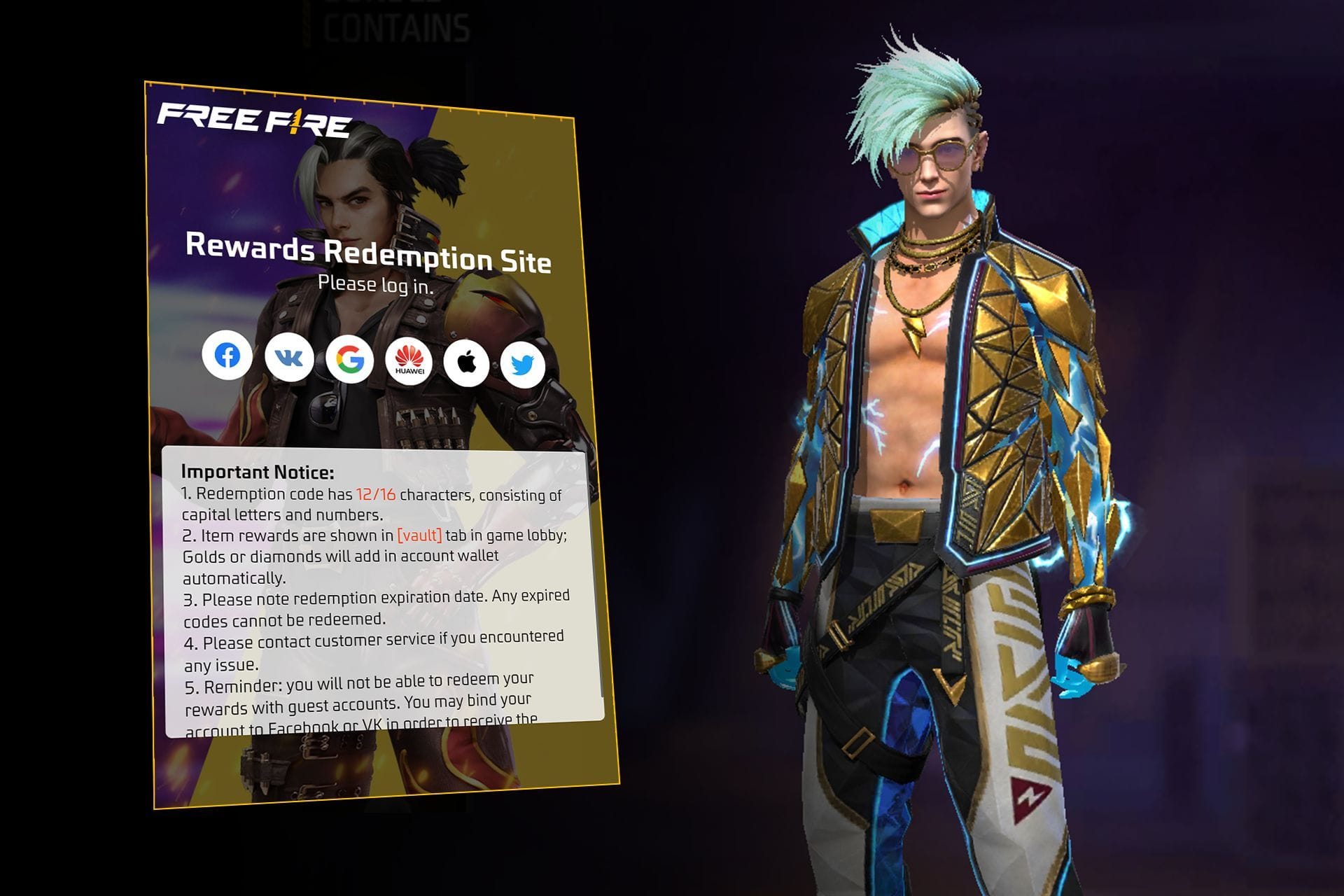 Free Fire redeem codes for today (December 8, 2022): Latest FF codes to ...