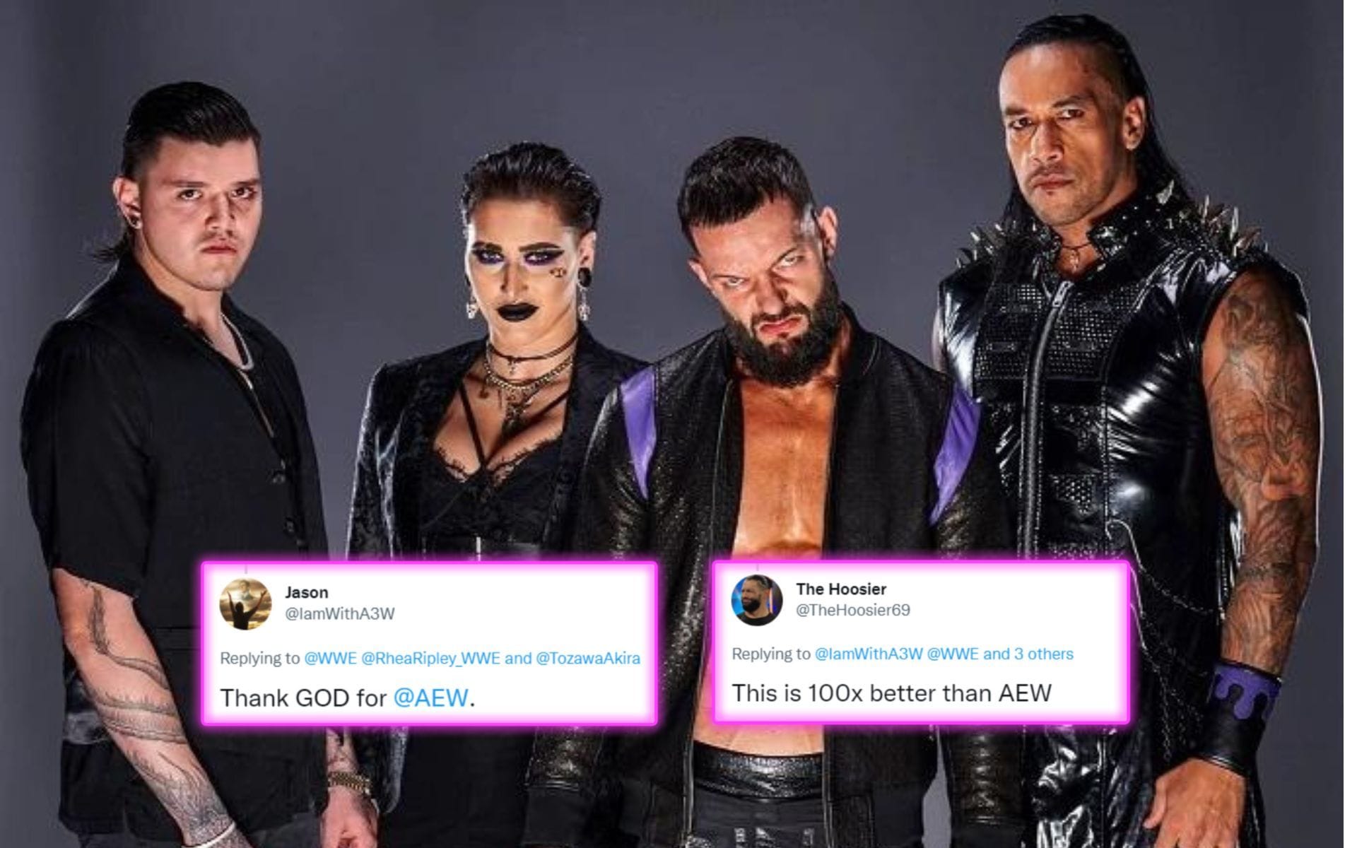 "100 times better than AEW" - Wrestling world taken up by The Judgment ...