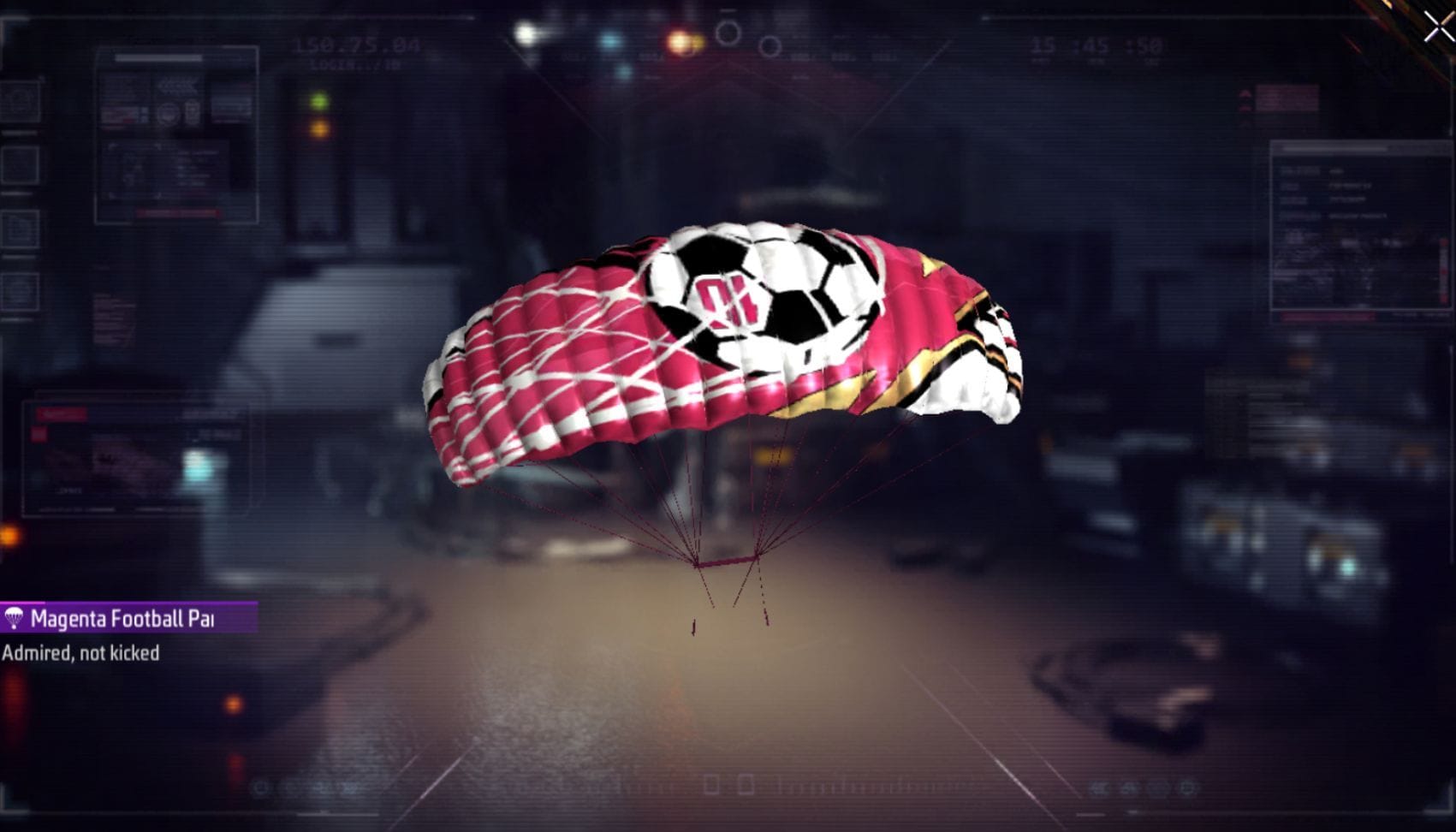 How to get free Magenta Football Parachute in Free Fire MAX this week