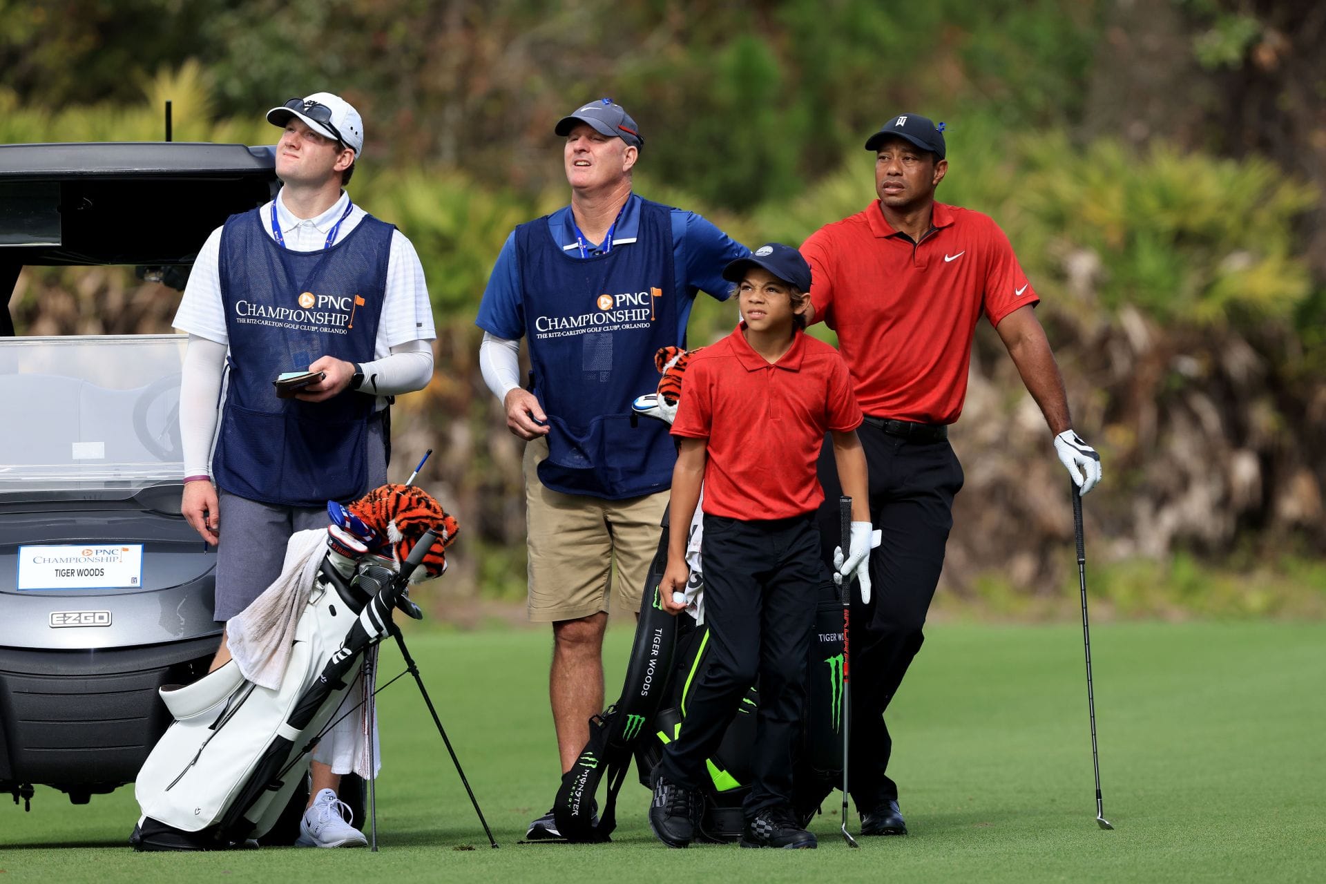 2022 PNC Championship tee times; Team Tiger and Team Thomas to tee off ...