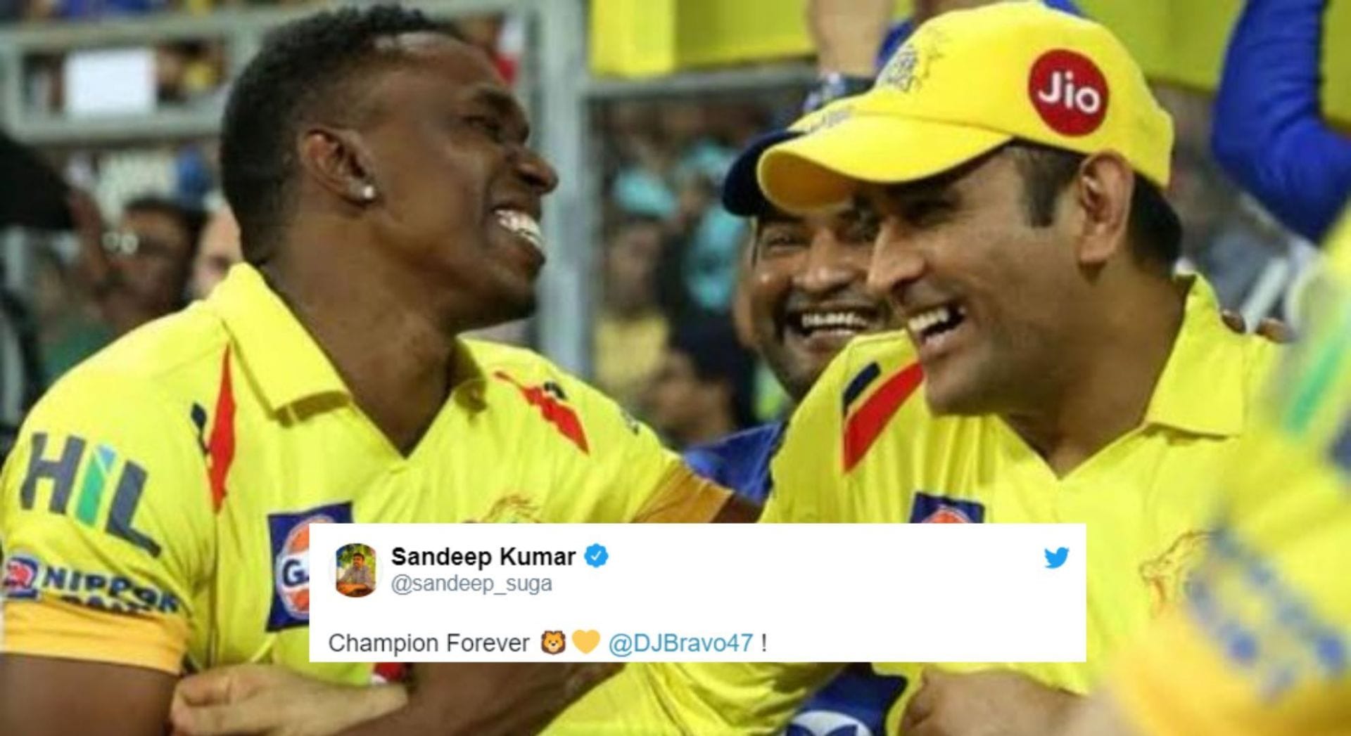"Champion Forever" - Fans react as Dwayne Bravo joins CSK as bowling coach