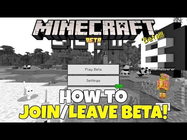 How to join and leave Minecraft Bedrock beta for 1.20 update