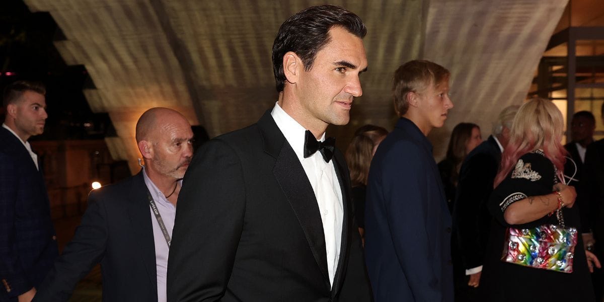 In Pictures: Roger Federer makes surprise appearance at Moët & Chandon ...