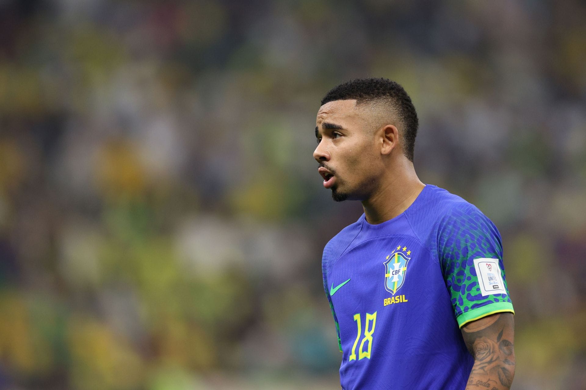 Arsenal and Brazil striker Gabriel Jesus provides social media update ...