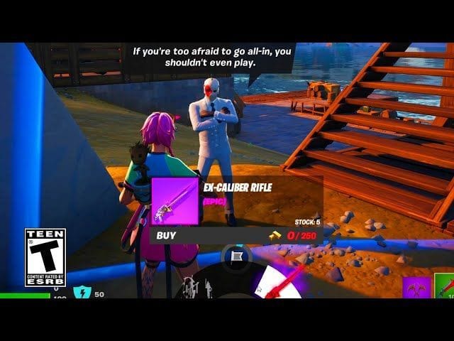 Where to find Exotic weapons in Fortnite Chapter 4 Season 1