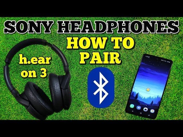 How to put Sony headphones in pairing mode