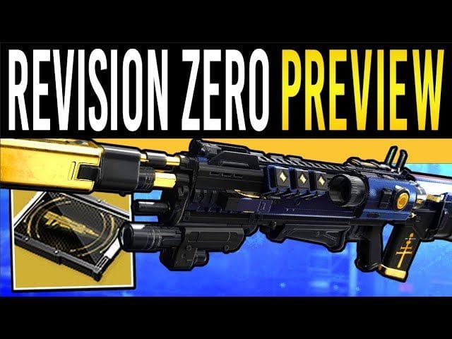 How to get Revision Zero Exotic in Destiny 2 Season of the Seraph