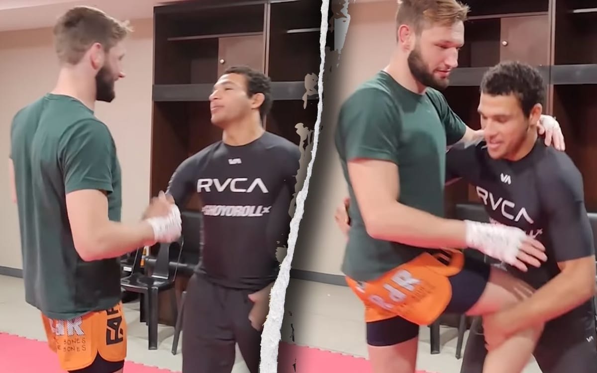 Tye Ruotolo: WATCH: Tye Ruotolo and Reinier de Ridder play fighting backstage at ONE on Prime ...