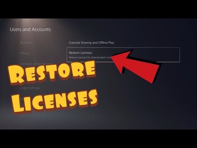 PlayStation 5 “Can’t Restore Licenses” Error: How to fix, possible ...