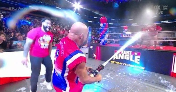 Kurt Angle's birthday celebration leads to SmackDown debut of popular ...