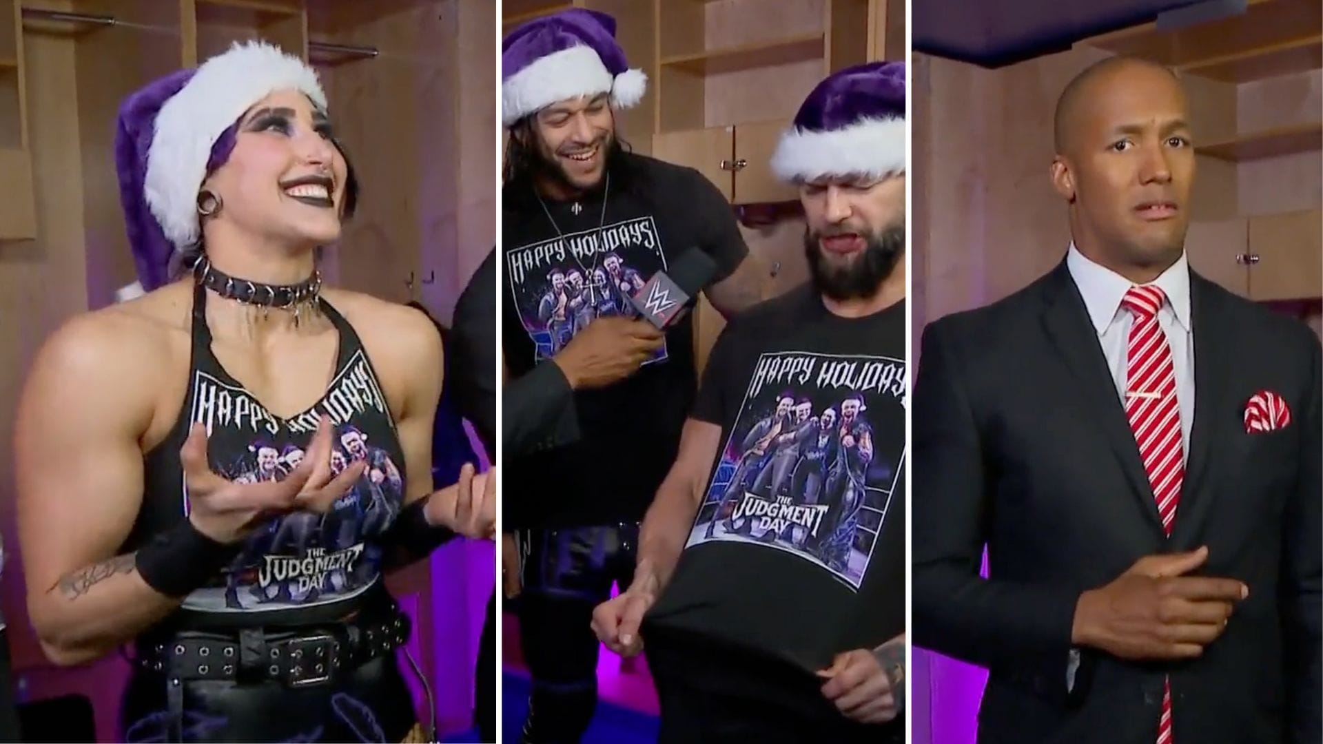 "Have a brutal Christmas" - Rhea Ripley and Judgment Day mock Byron ...