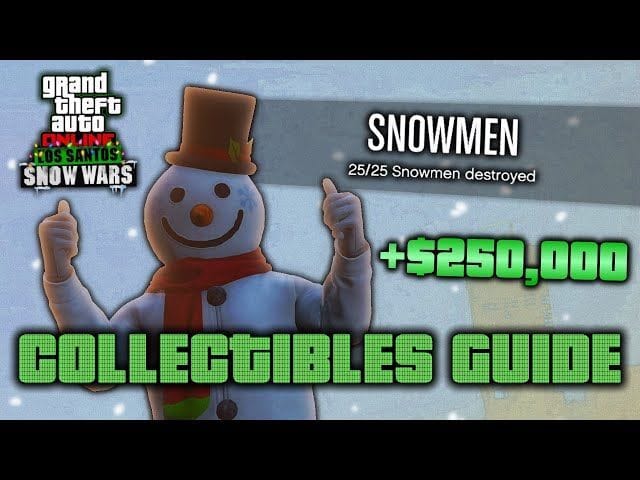 How to quickly reach all GTA Online Snowmen locations to unlock Snowman ...