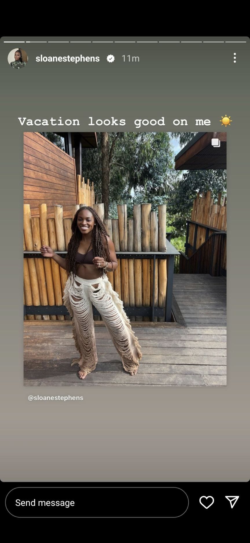 In pictures: Sloane Stephens gives sneak peek into her South African ...