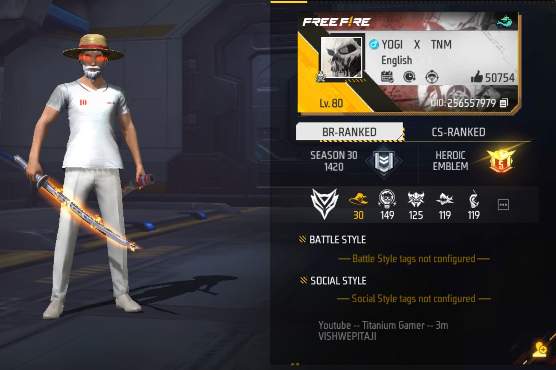 Who is Titanium Gamer? His Free Fire MAX ID, stats, monthly income, and ...